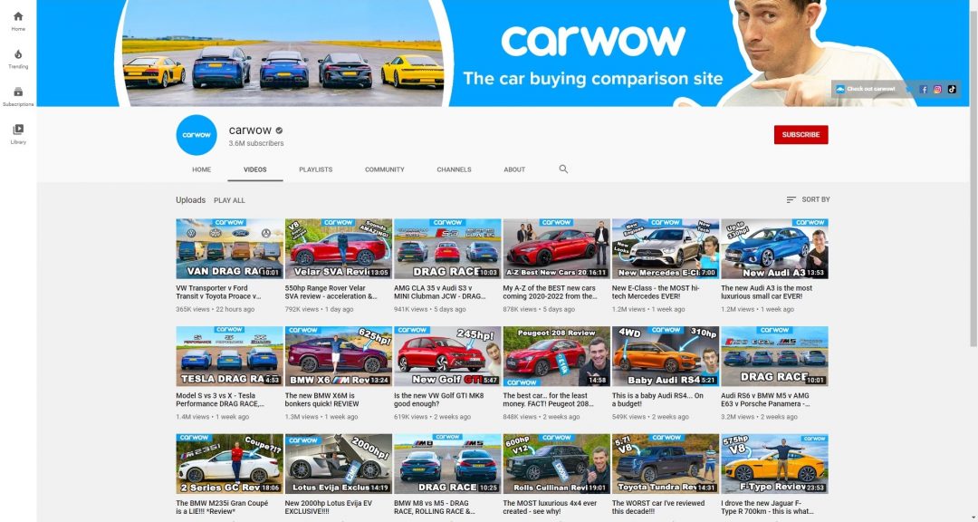 Best Car Channels on Youtube